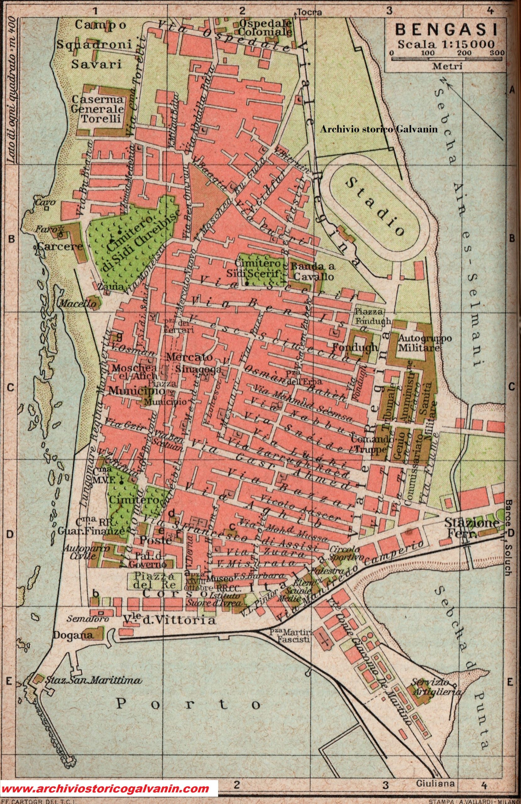 Bengasi (Libia), storia e battaglie 1911 - 1942 - Archivio storico Galvanin